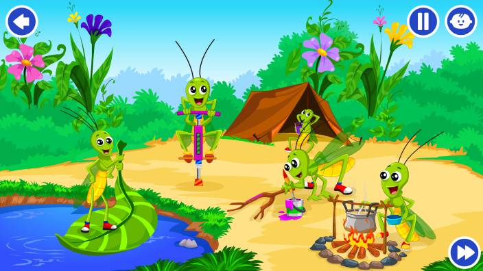 Grasshopper Song For Kids | Songs For Your Kids - KidloLand