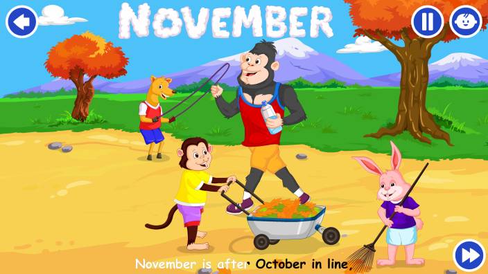 November Song | Songs For Your Kids - KidloLand