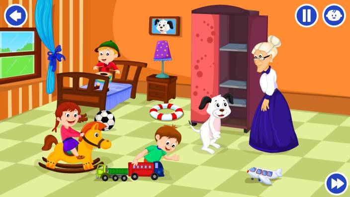 Old Mother Hubbard Nursery Rhymes | Songs For Your Kids - KidloLand